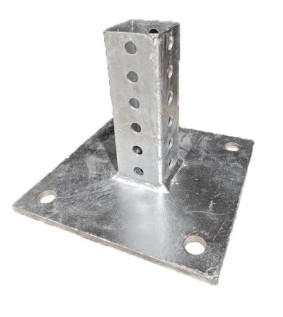 The Traffic Sign Store: Square Surface Mount Post Base