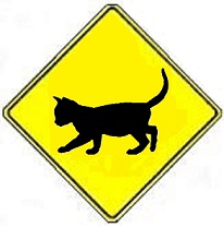 The Traffic Sign Store: Cat symbol - 18-, 24-, 30- or 36-inch