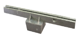 The Traffic Sign Store: Square Post Bracket Cap with 12-inch slot