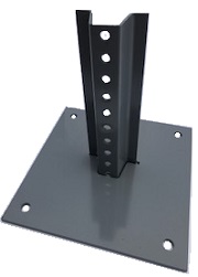 The Traffic Sign Store: Economy U-Channel Surface Mount Base